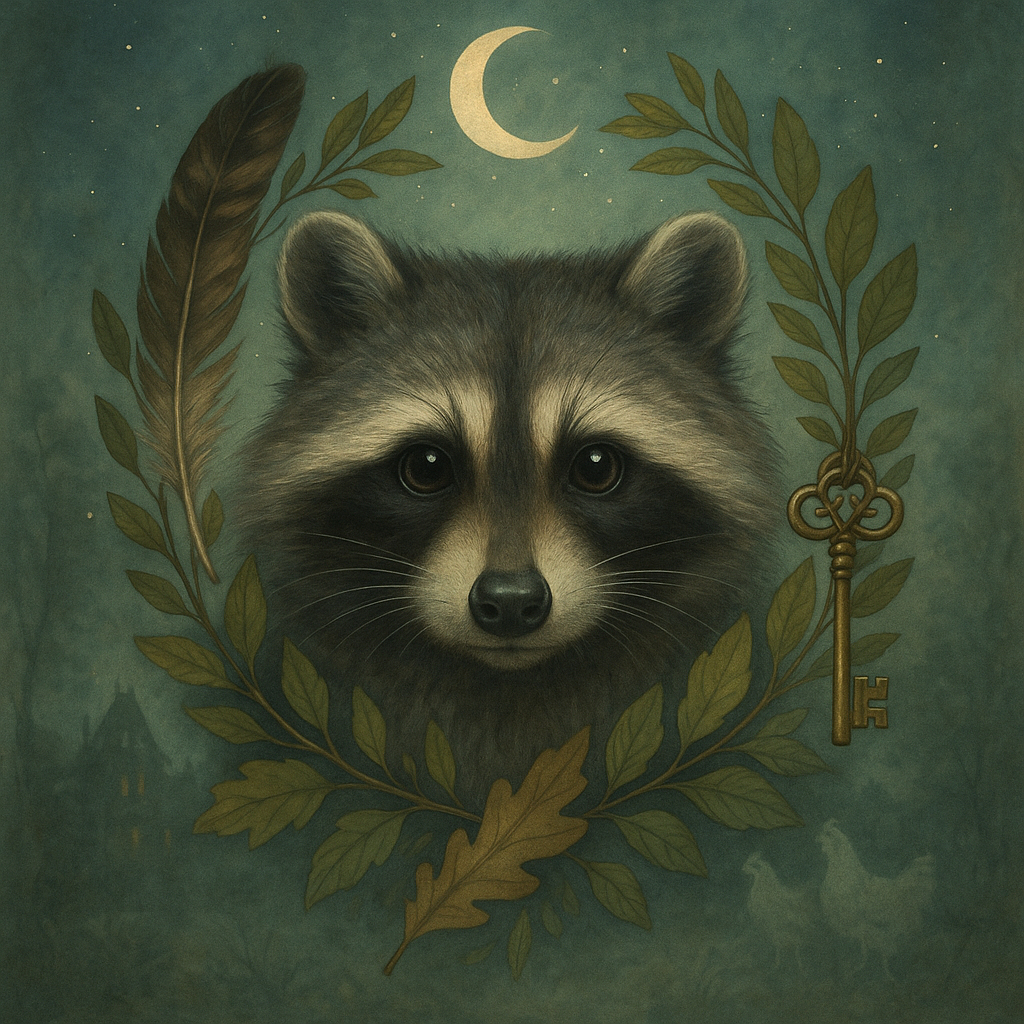 Racoon in the Rafters part 2 Racoon totem – Wyzard's Wyld Euphorium